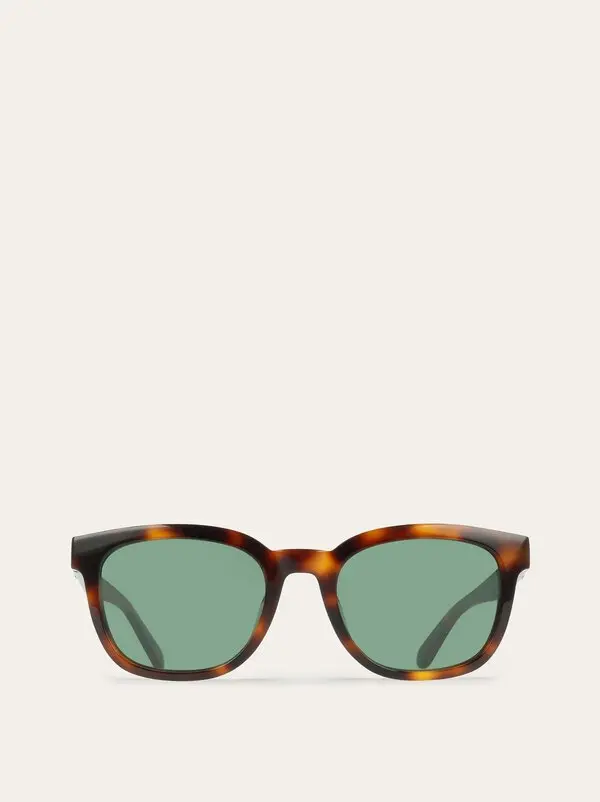 FERRAGAMO Rectangular Sunglasses - Brown