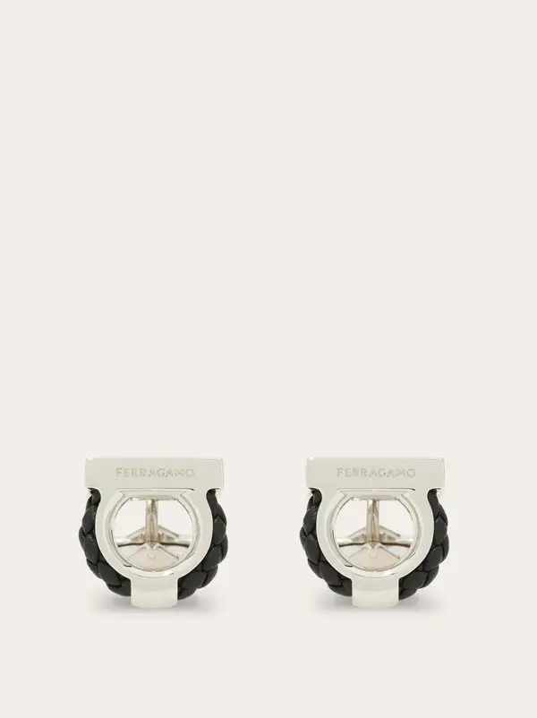 FERRAGAMO Gancini Cufflinks - Black