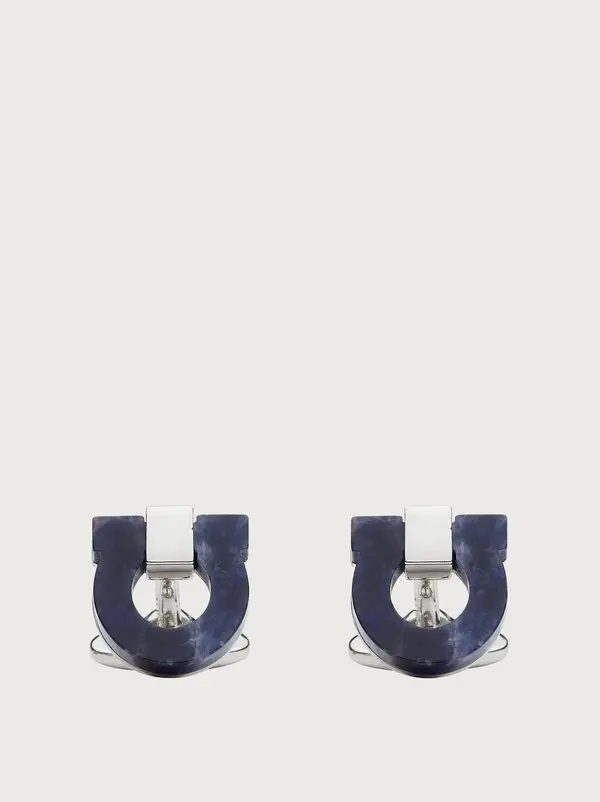 FERRAGAMO Gancini Cufflinks - Blue