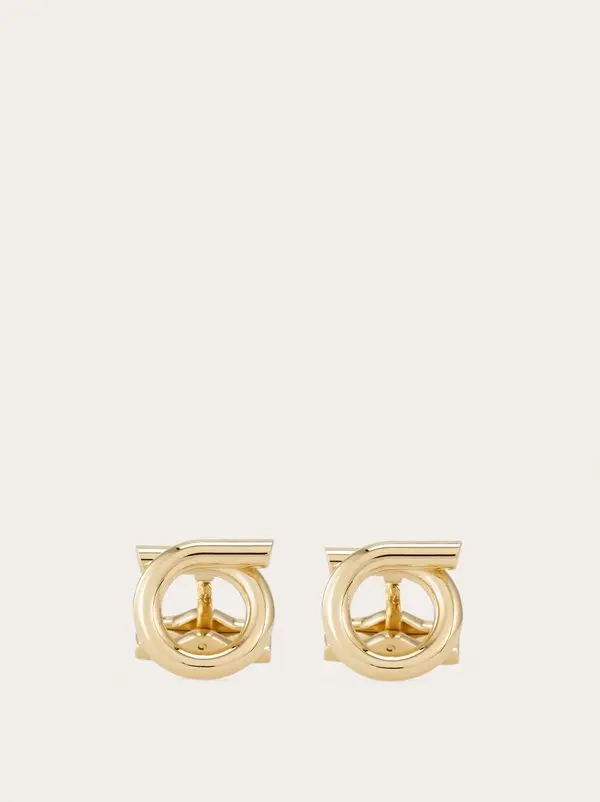 FERRAGAMO Gancini Cufflinks - Gold