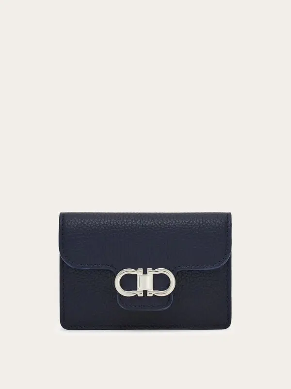 FERRAGAMO Gancini Key Holder - Blue