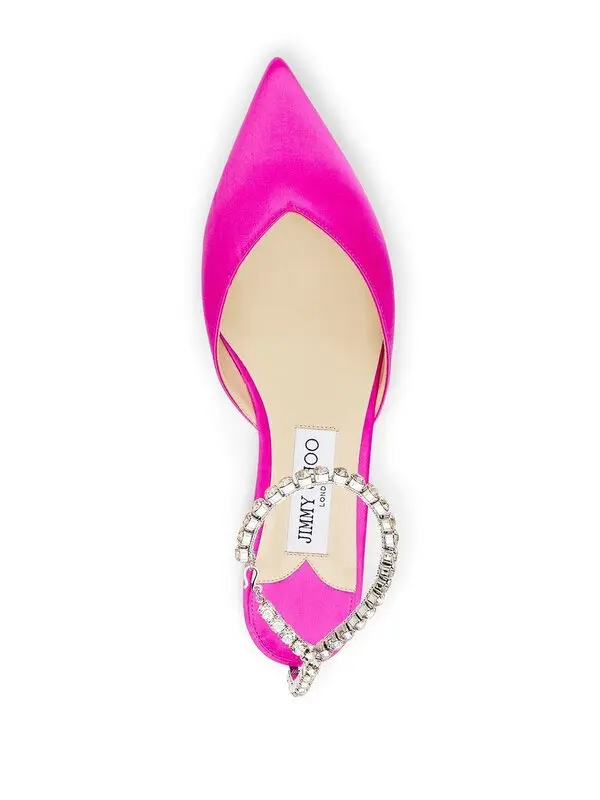 JIMMY CHOO Saeda Crystal-embellished Pumps