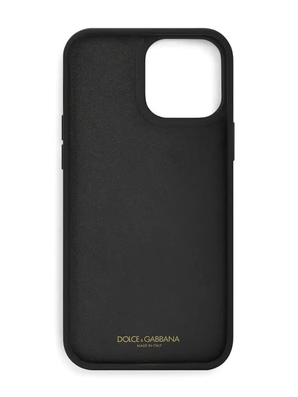 Dolce & Gabbana Logo-tag Iphone 13 Pro Max Case - Black