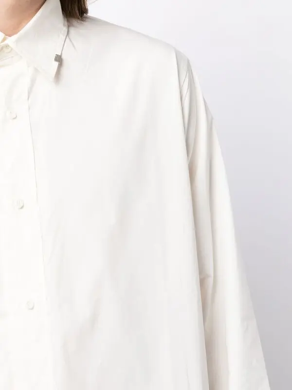 C2H4 Raw-cut Hem Shirt