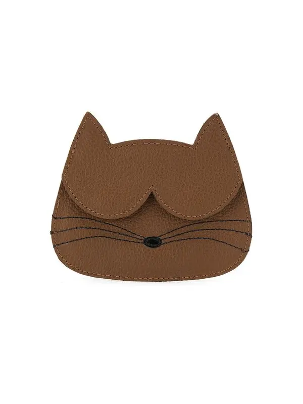 STUDIO CHOFAKIAN Cat Cardholder - Brown
