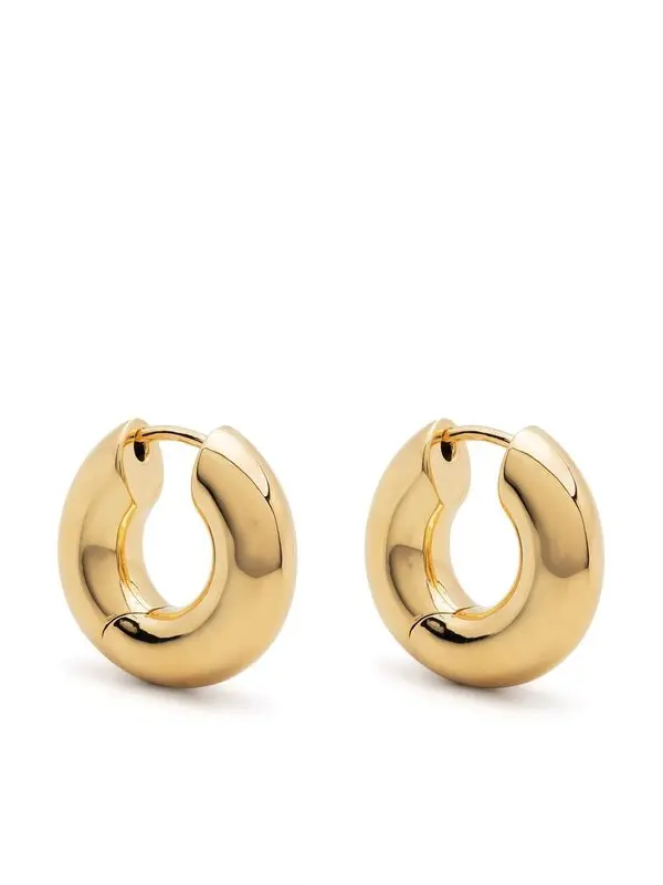 Tom Wood Small Chunky Hoop Earrings - Gold