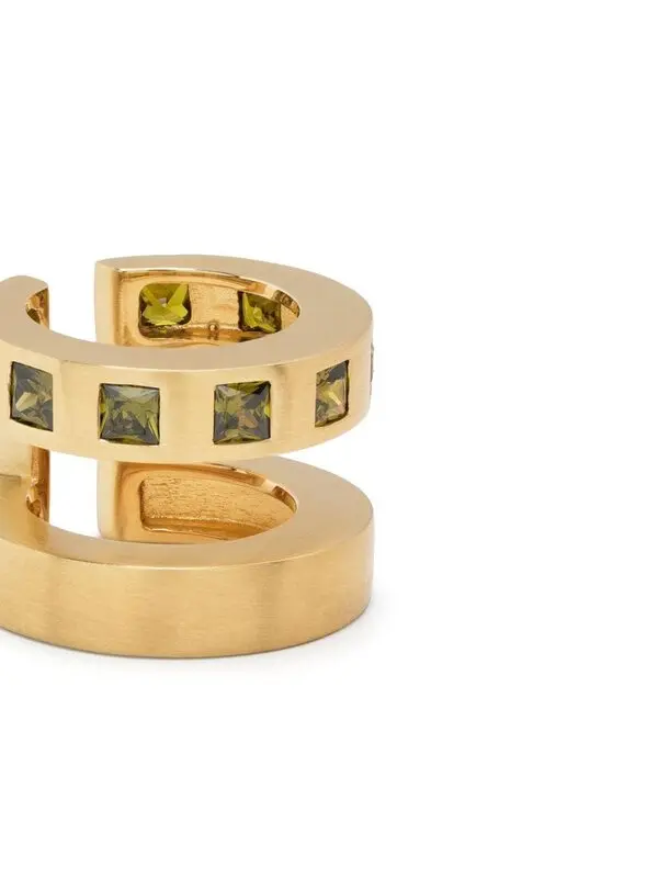 Tom Wood Arch Zirconia Double Ear Cuff - Gold