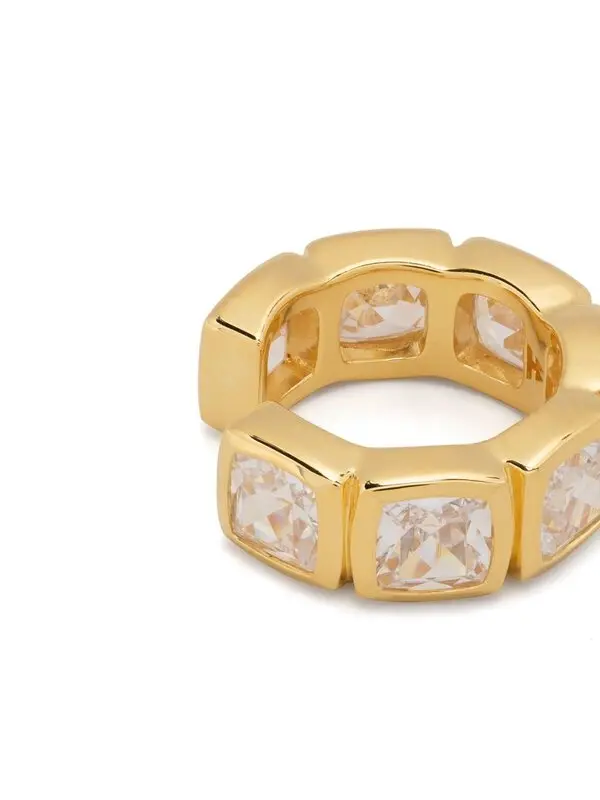 Tom Wood 9kt Yellow Cushion Zirconia Ear Cuff