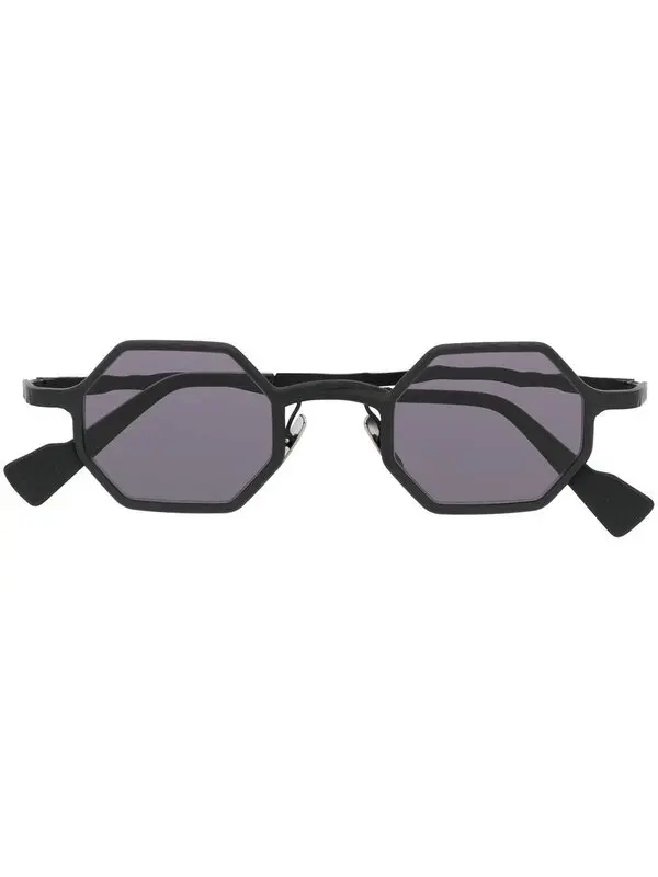 KUBORAUM Geometric Frame Tinted Sunglasses - Black