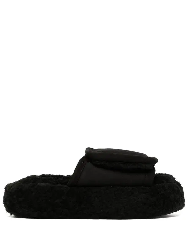 Natasha Zinko Chunky Shearling Slides