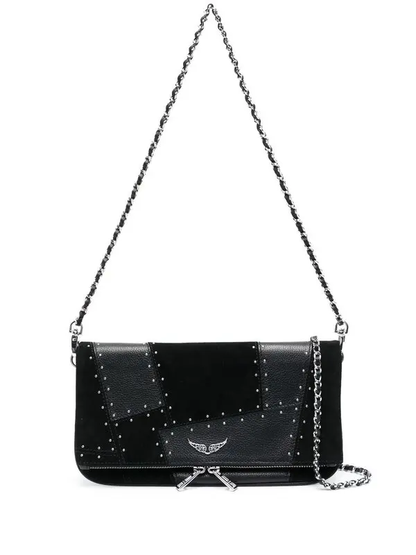 Zadig&Voltaire Rocky Patchwork Clutch Bag