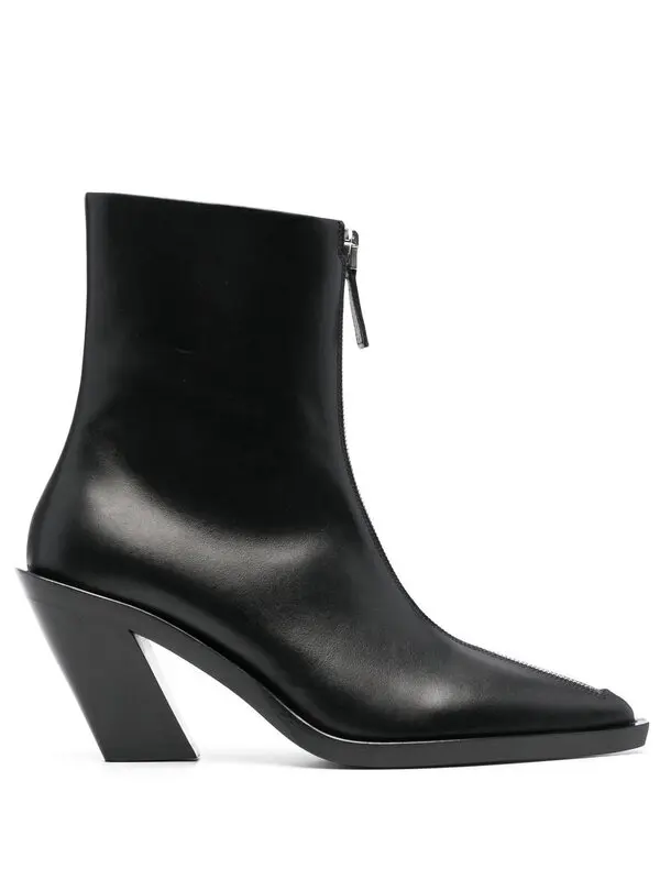 ELLEME Sculpted-heel Ankle Boots