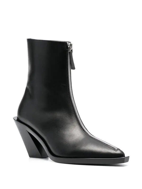 ELLEME Sculpted-heel Ankle Boots