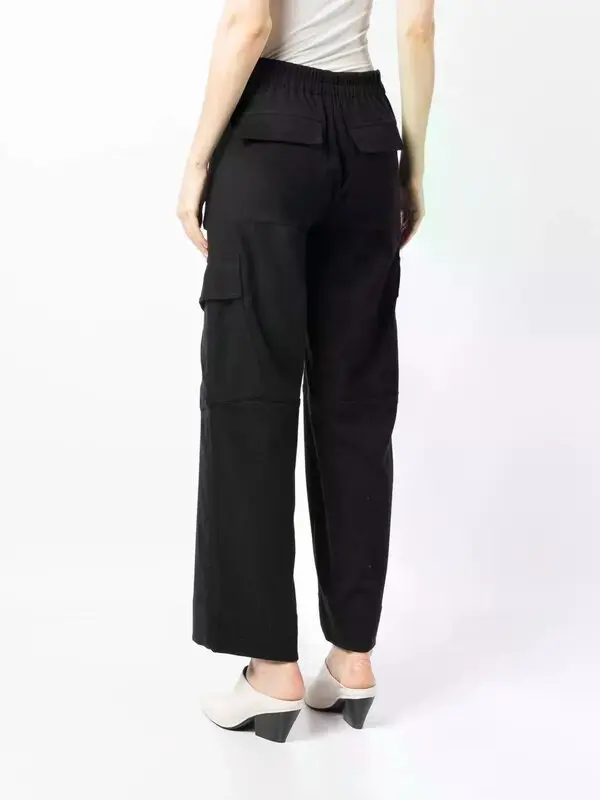 Vince Flannel Wide-leg Trousers