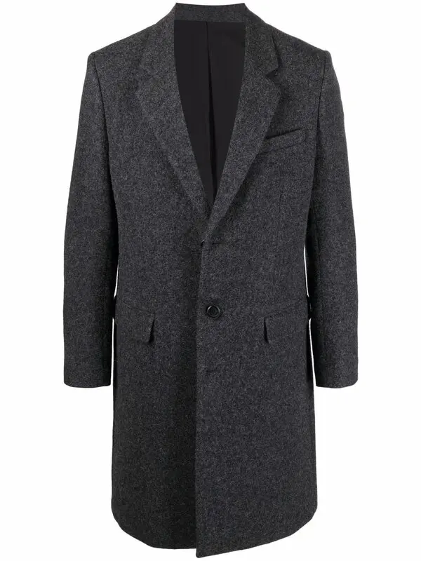 Ami Single-breasted Wool Coat