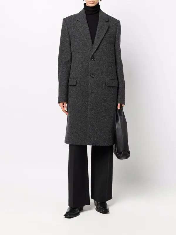 Ami Single-breasted Wool Coat