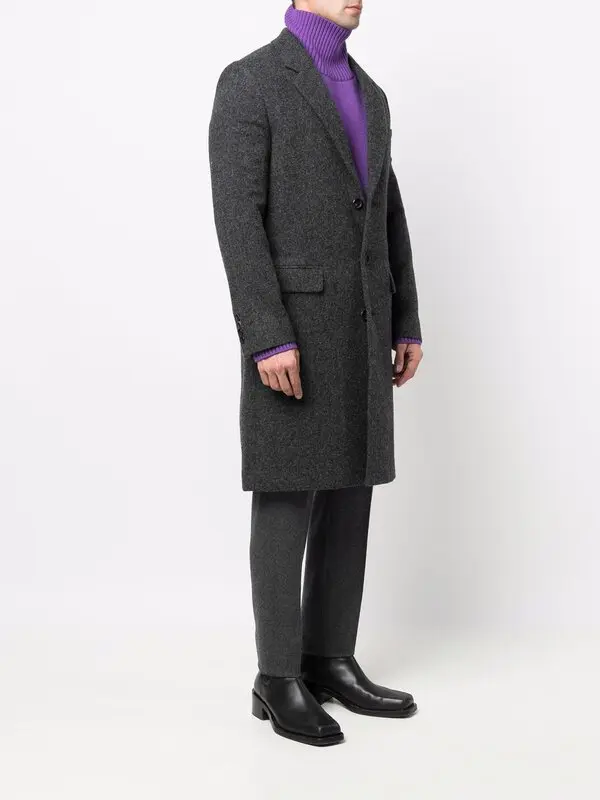 Ami Single-breasted Wool Coat