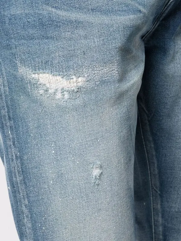 John Elliott Mid-rise Distressed Jeans