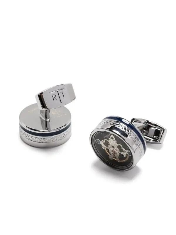 Tateossian Skull Tourbillon Cufflinks