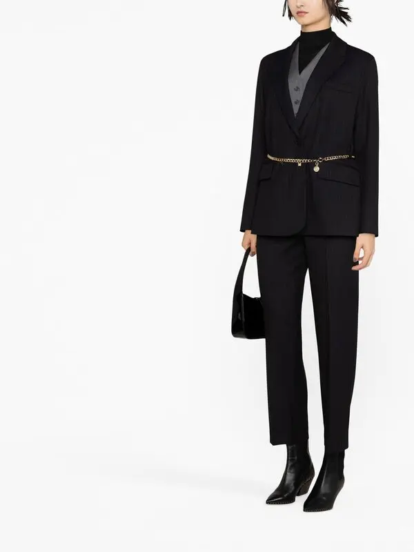 Maje Single-breasted Belted Blazer