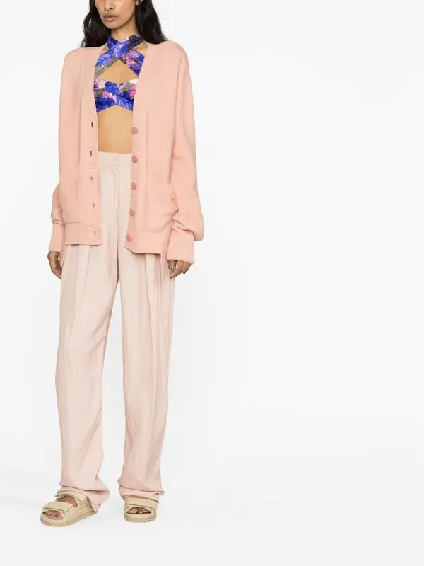 Stella McCartney High-waisted Pleated Trousers