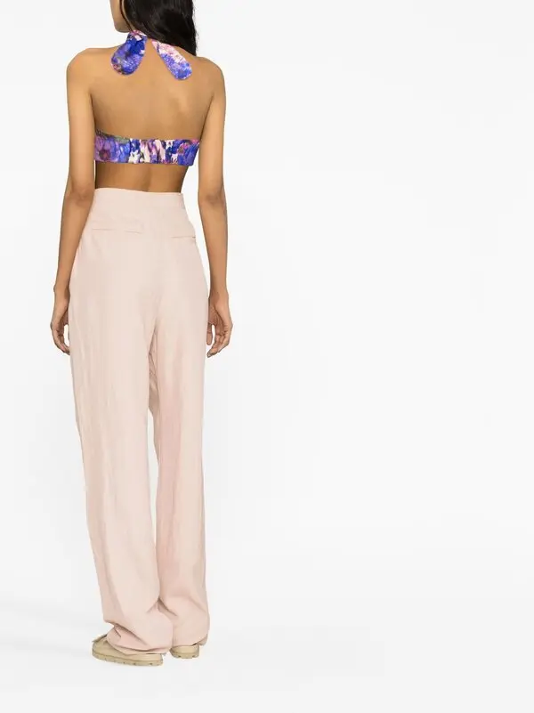 Stella McCartney High-waisted Pleated Trousers