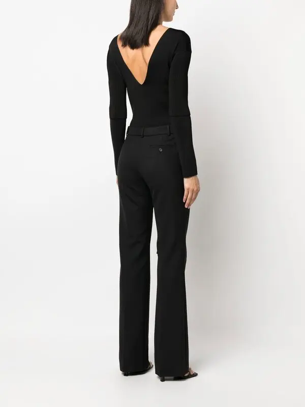 FERRAGAMO V-neck Knitted Bodysuit