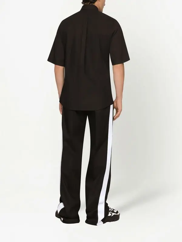 Dolce & Gabbana Dg Patch Stretch-cotton Trousers