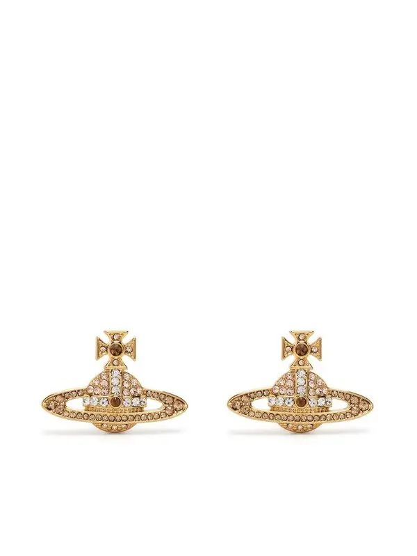 VIVIENNE WESTWOOD Kika Orb-plaque Earrings - Gold