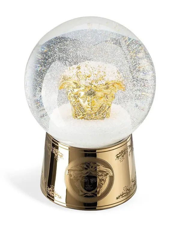 Versace Golden Medusa Snow Globe