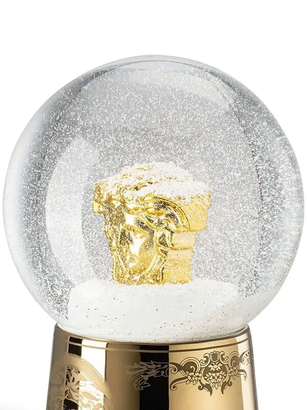 Versace Golden Medusa Snow Globe