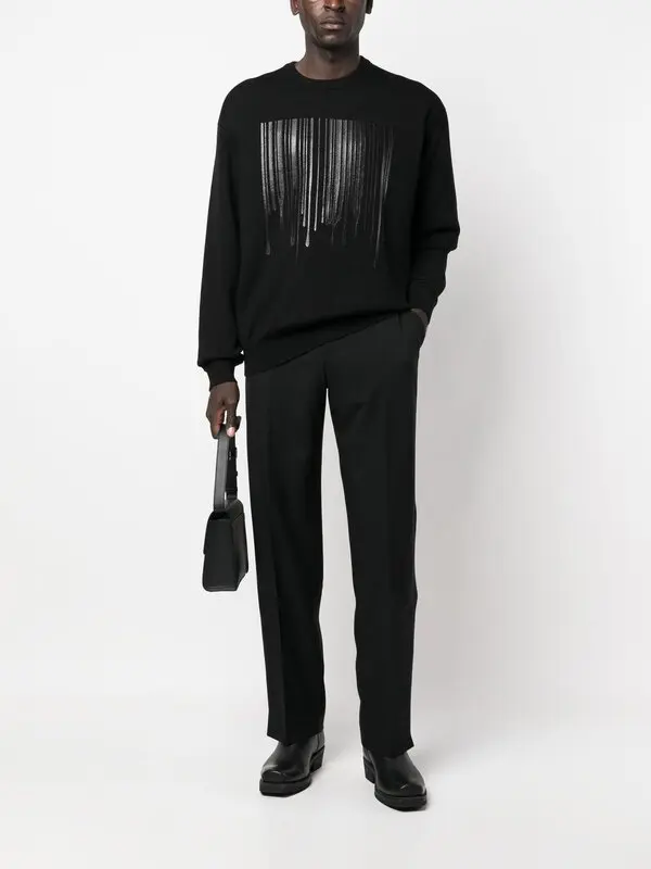 VTMNTS Logo-print Knit Sweater