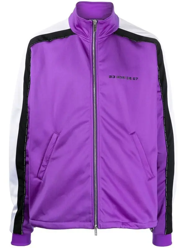 VTMNTS Side Stripes Zip-up Jacket - Purple