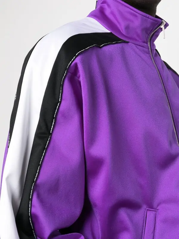 VTMNTS Side Stripes Zip-up Jacket - Purple