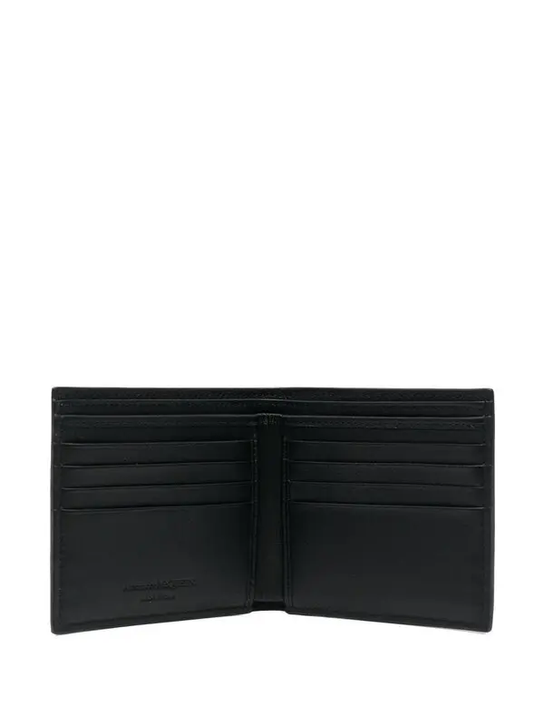 Alexander McQueen Graffiti Logo-print Bi-fold Wallet