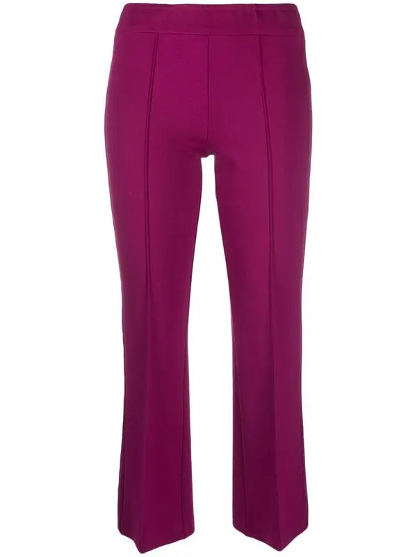 BLANCA VITA Mid-rise Cropped Trousers