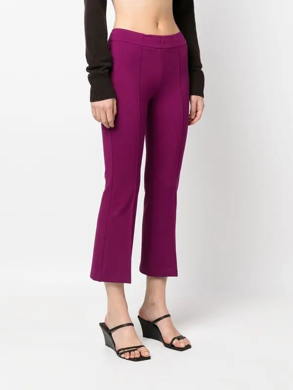 BLANCA VITA Mid-rise Cropped Trousers