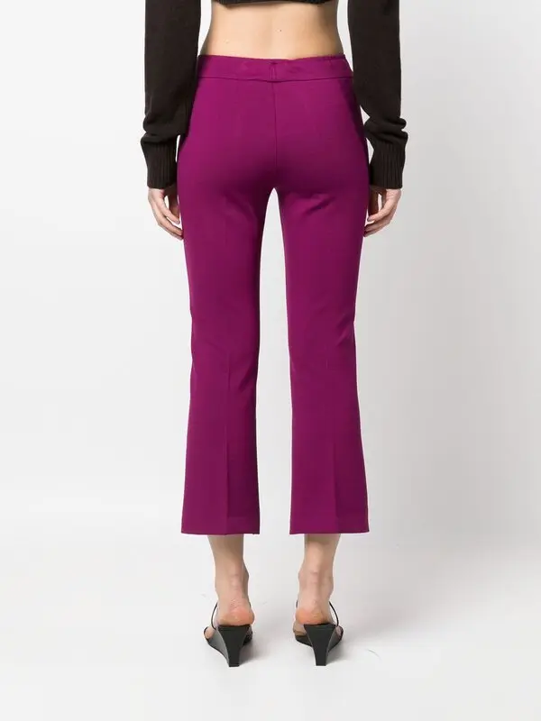 BLANCA VITA Mid-rise Cropped Trousers