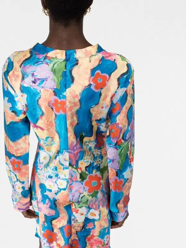 Marni Abstract-print Mini Dress