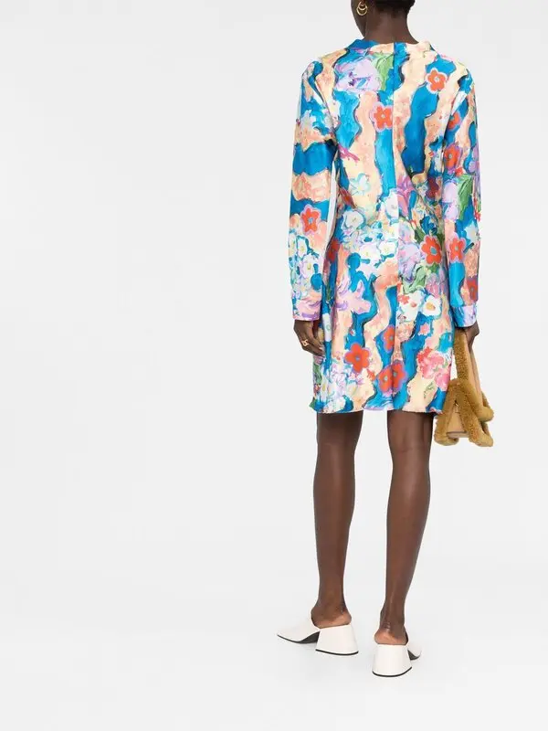 Marni Abstract-print Mini Dress