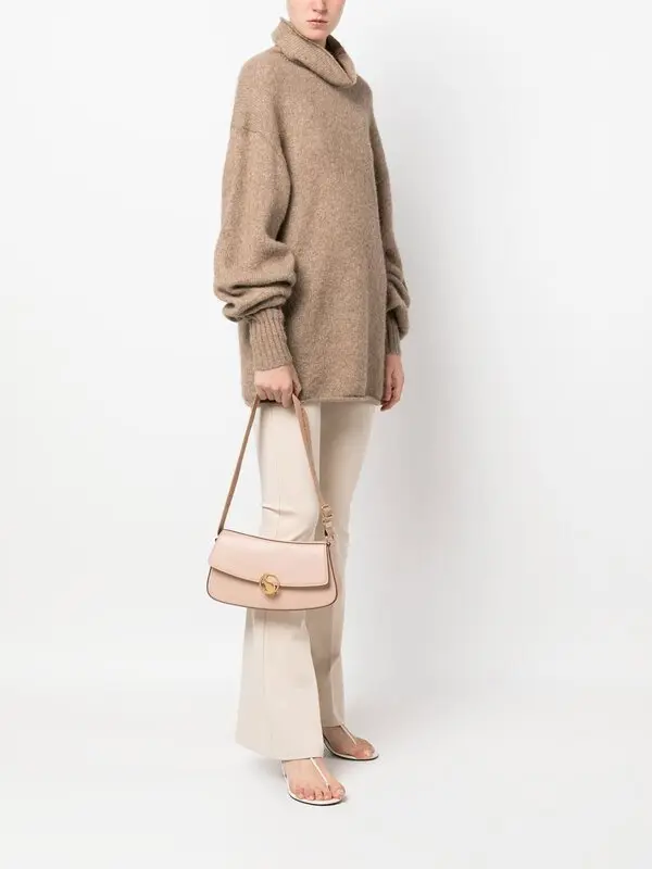 Stella McCartney Engraved-logo Shoulder Bag