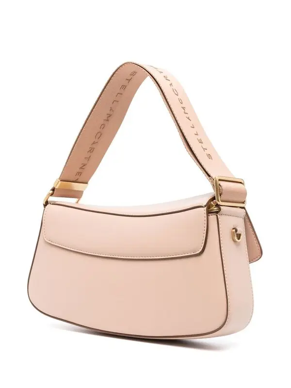 Stella McCartney Engraved-logo Shoulder Bag