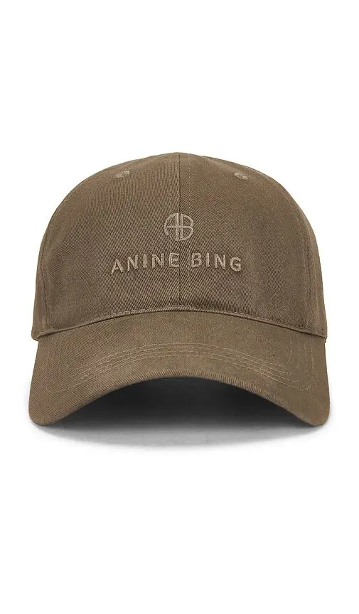 ANINE BING Jeremy Baseball Cap - Sage