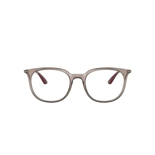 Ray-ban Optics Eyeglasses Frame Clear Lenses Polarized - Bordeaux