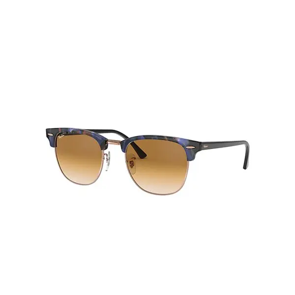 Ray-ban Clubmaster Classic Sunglasses - Brown & Blue