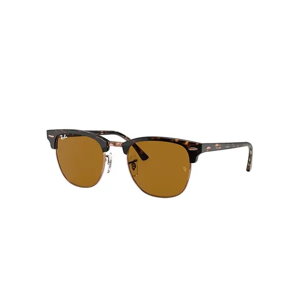 Ray-ban Clubmaster Flash Lenses Sunglasses - Havana