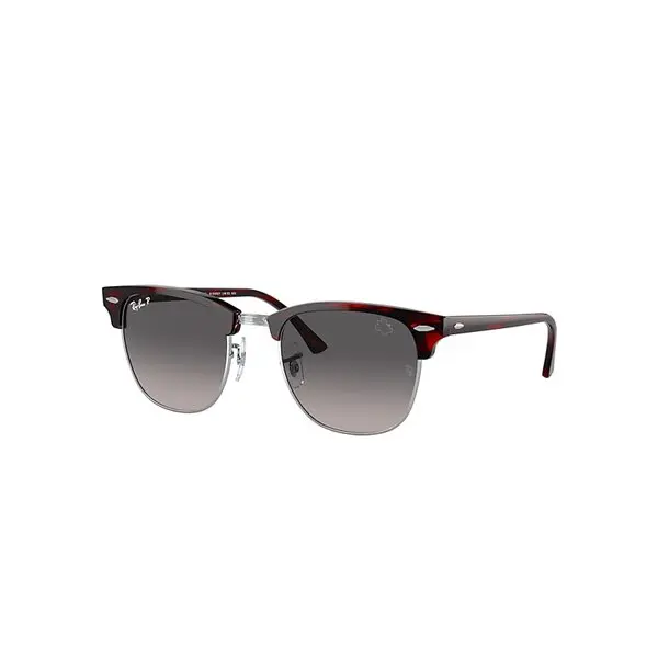 Ray-ban Clubmaster Classic Sunglasses - Red Striped Havana