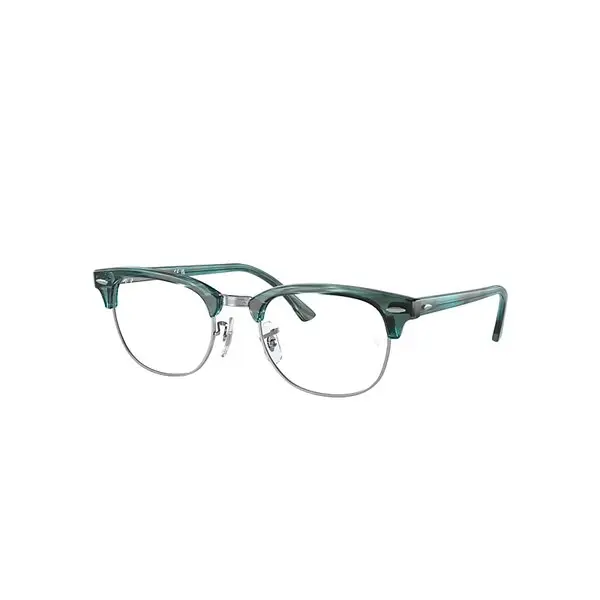 Ray-ban Clubmaster Optics Eyeglasses - Striped Green