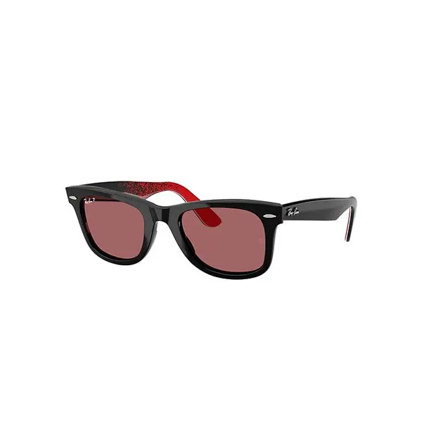 Ray-ban Original Wayfarer Color Mix Sunglasses - Black With Internal Red Pixel