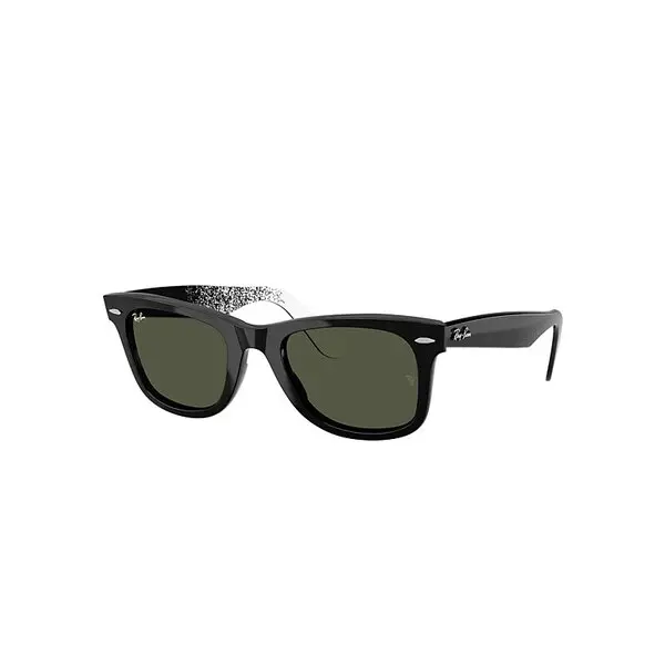 Ray-ban Original Wayfarer Classic Sunglasses - Black With Internal White Pixel